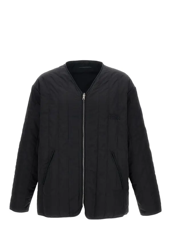 MAISON MARGIELA Reversible Quilted Padded Jacket - Nero