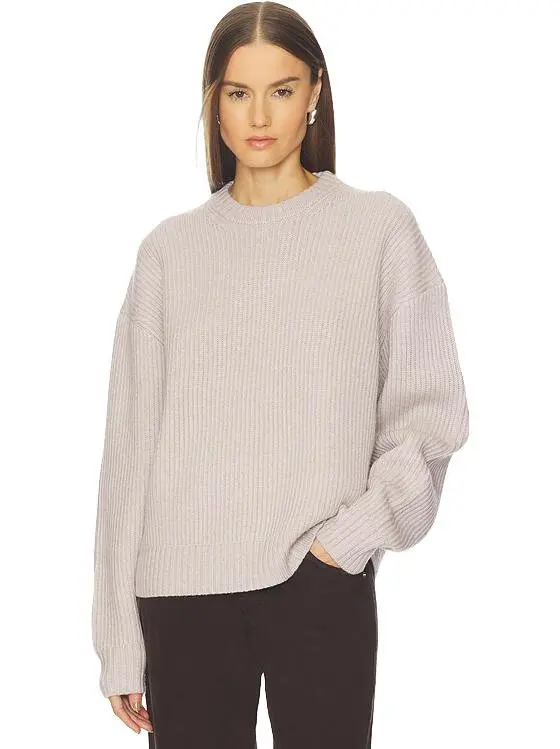 SRG Madisyn Classic Knit Crewneck - Grey