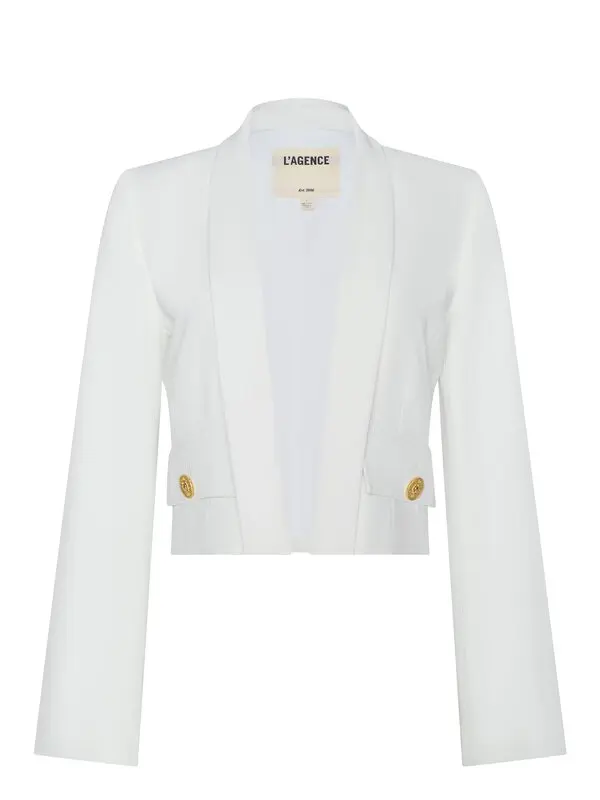 L'Agence Nixie Cardigan Jacket - Ivory