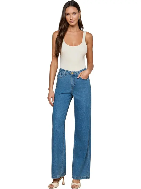 L'Agence Scottie Wide-leg Jean - Wilton