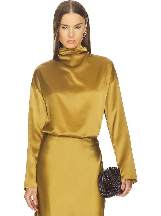 SRG Atlas Silk Top - Olive