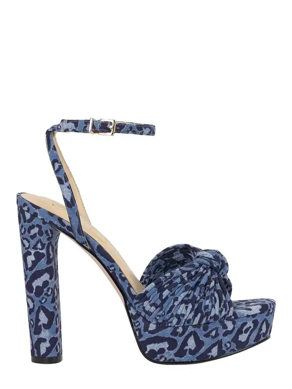Vince Camuto Immie Platform Sandal - Blue Leopard