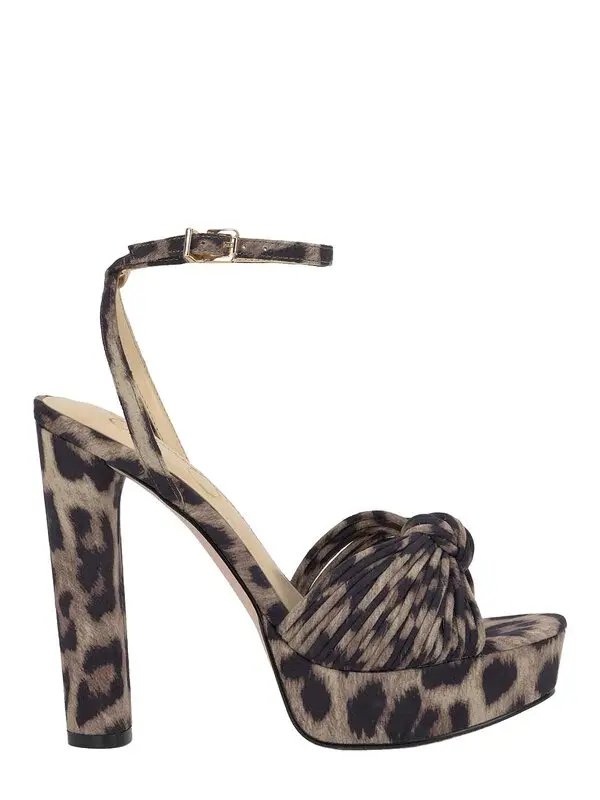 Vince Camuto Immie Leopard Platform Sandal - Safari Leopard