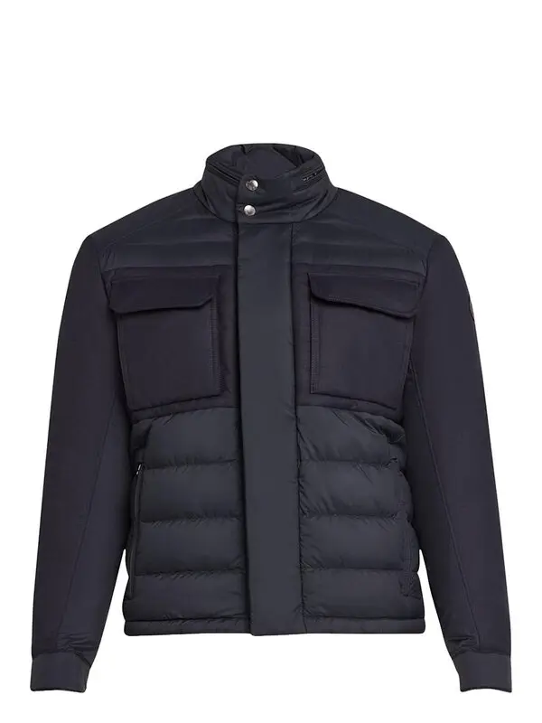 Moncler Vallanta Short Down Jacket - Blue