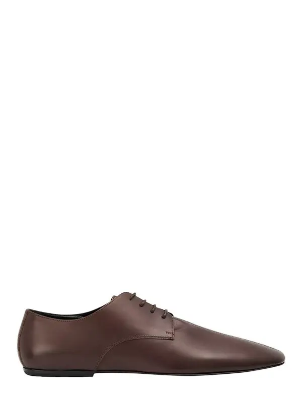 Dries Van Noten Leather Oxford Shoes - Black