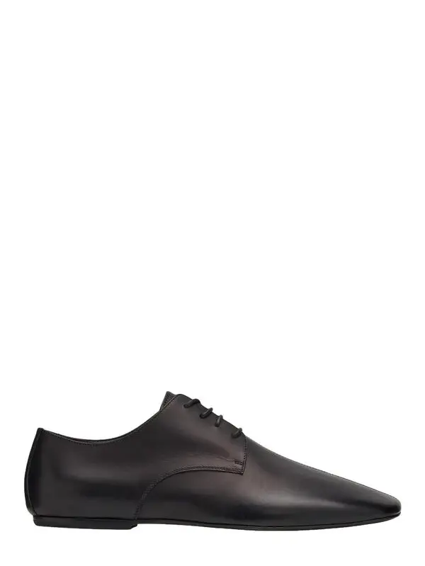 Dries Van Noten Leather Oxford Shoes - Black