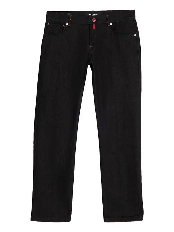 Kiton Straight-fit Jeans - Blk