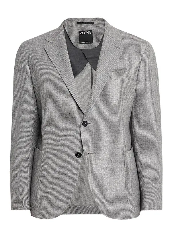 Zegna Mélange Trofeo Cashmere Sport Coat - Gray