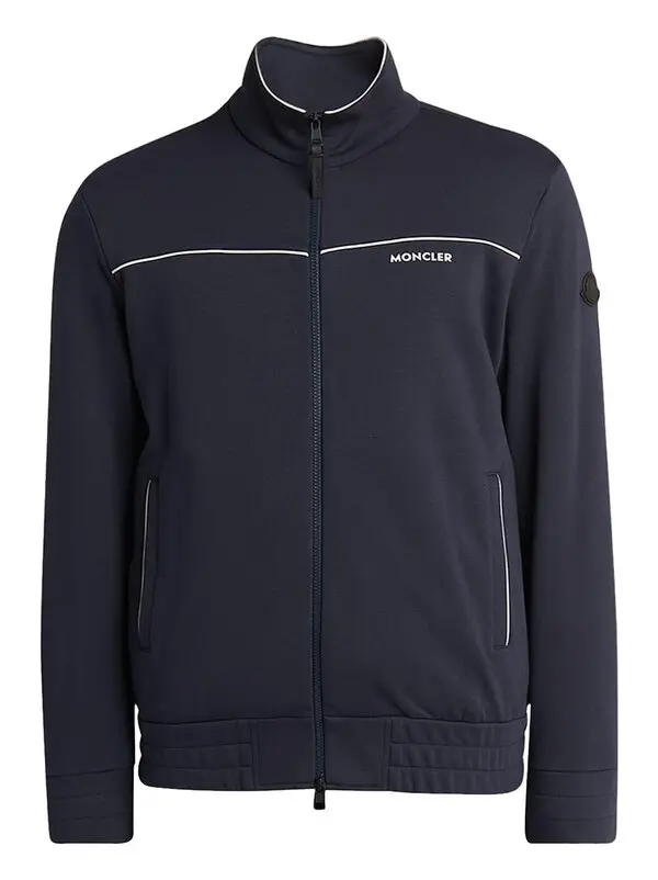 Moncler Fleece Zip Jacket - Navy