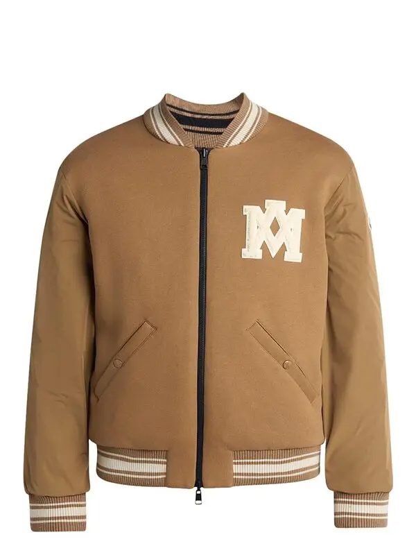 Moncler Vennes Padded Bomber Jacket - Open Brown