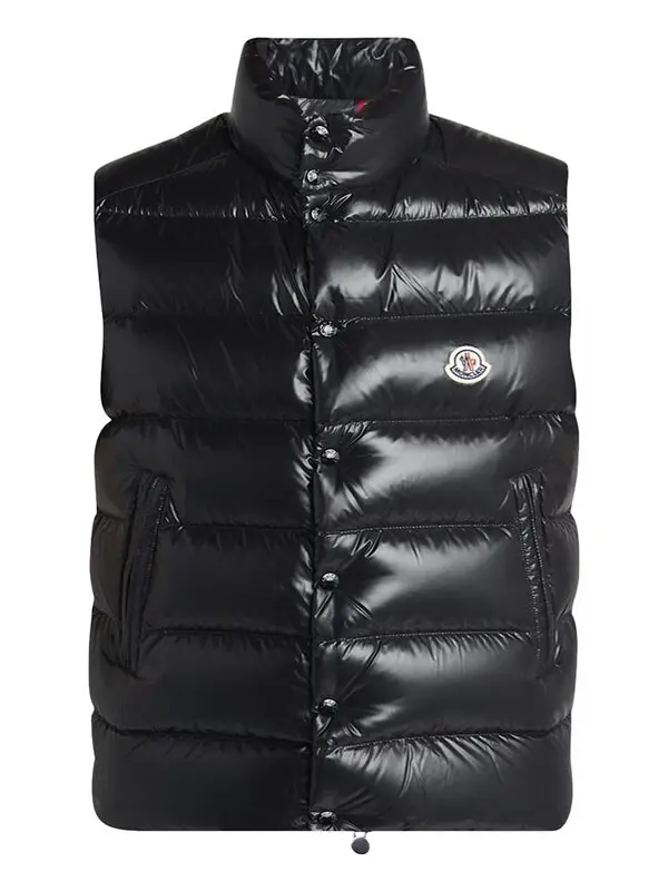 Moncler Tibb Nylon Puffer Vest - Black