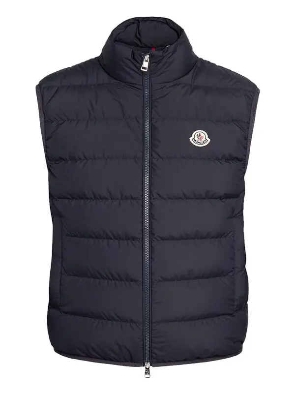 Moncler Contrin Puffer Vest - Navy