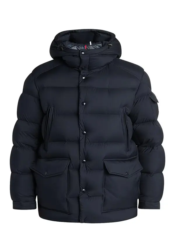 Moncler Bretagne Short Parka - Blue