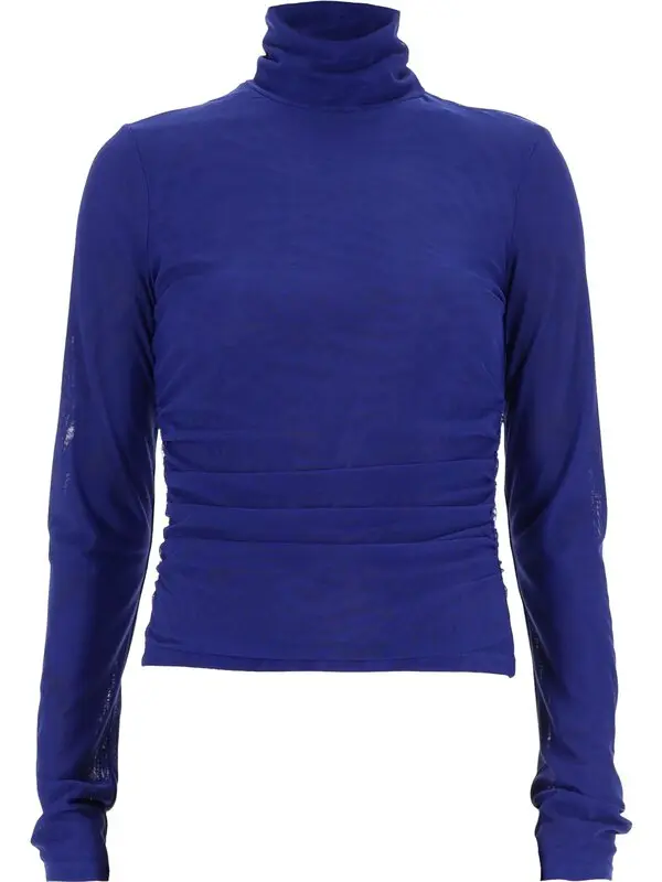 Remain Birger Christensen Mesh Top - Blue