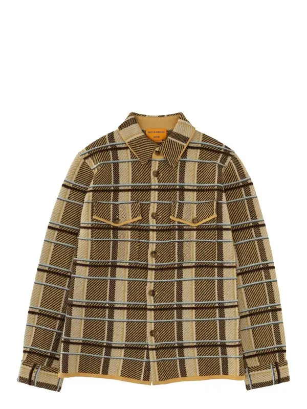 Guest In Residence Plaid Shirt - Beige