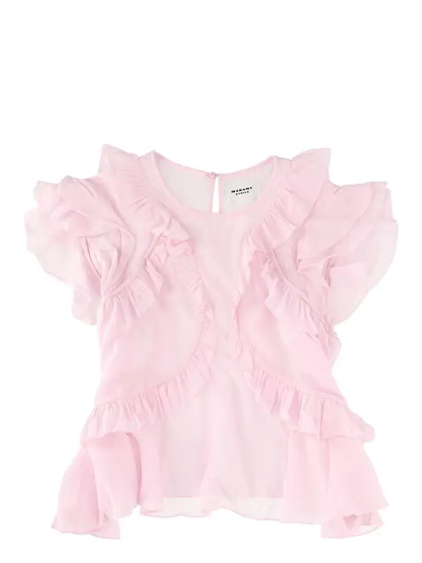 MARANT ETOILE Nalou Top - Pink
