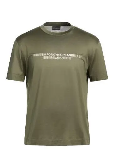 Emporio Armani T-shirt Size Lyocell, Cotton - Green