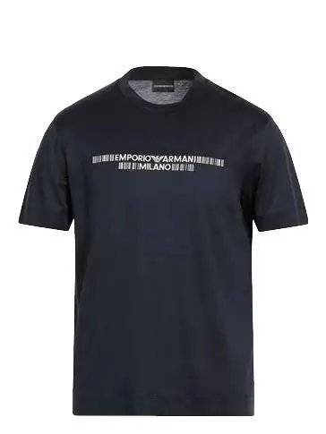 Emporio Armani T-shirt Size Lyocell, Cotton - Navy