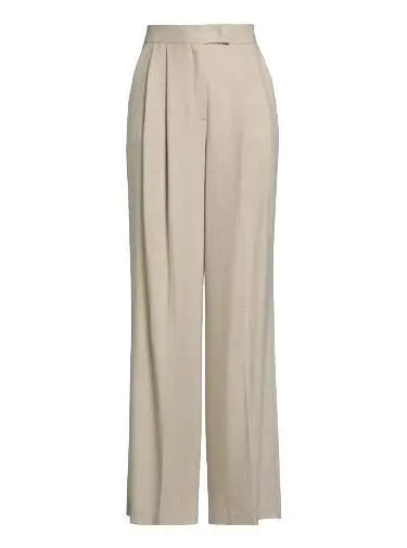 DRUMOHR Wide-leg Wool-viscose Pants - Beige