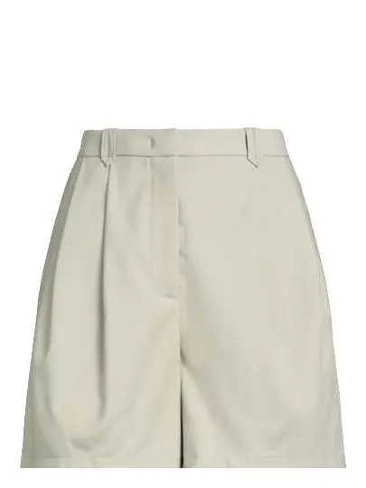 DRUMOHR High-waisted Virgin Wool Shorts - Beige