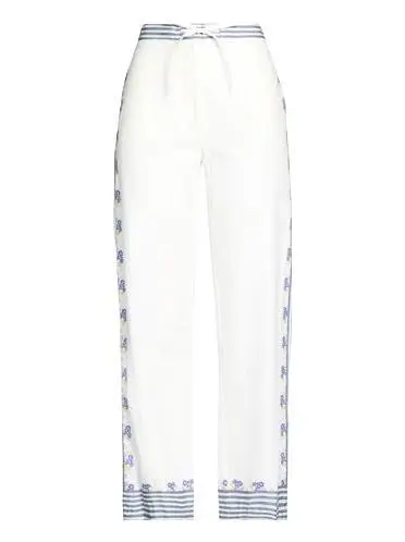 Paul & Joe Cotton Straight-leg Pants - White