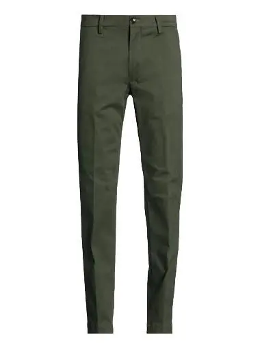 LIU •JO MAN Pants Dark Size Cotton, Elastane - Green