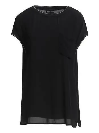Emporio Armani Crepe Top - Black