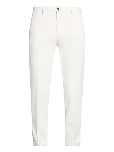 LIU •JO MAN Pants Size Cotton, Elastane - White