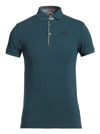The North Face Polo Shirt Deep Teal Size Cotton - Green