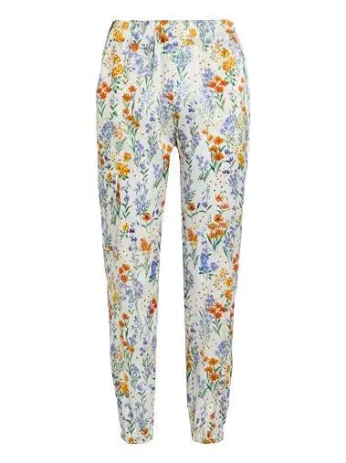 SHIRTAPORTER Floral Print Cargo Pants - White