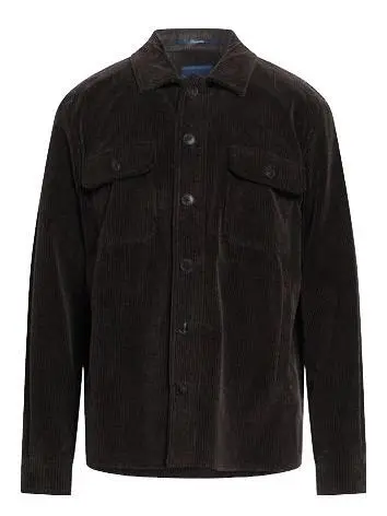 DRUMOHR Shirt Dark Size Cotton - Brown