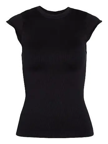 Prism T-shirt In Polyamide And Elastane - Black