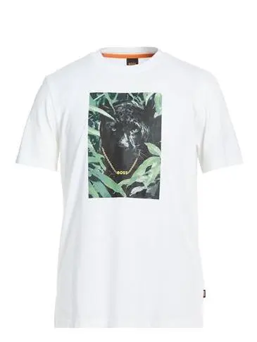 BOSS T-shirt Size Cotton - White