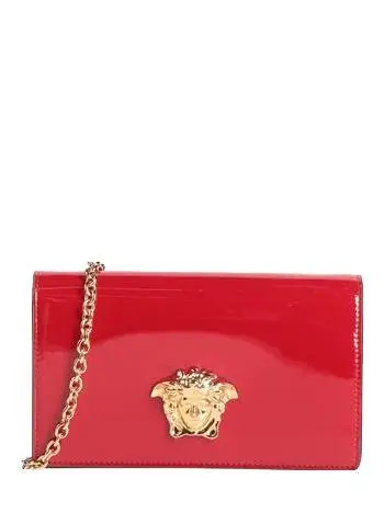 Versace Calfskin Cross-body Flap Bag - Red