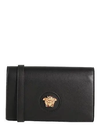 Versace Calfskin Cross-body Bag - Black