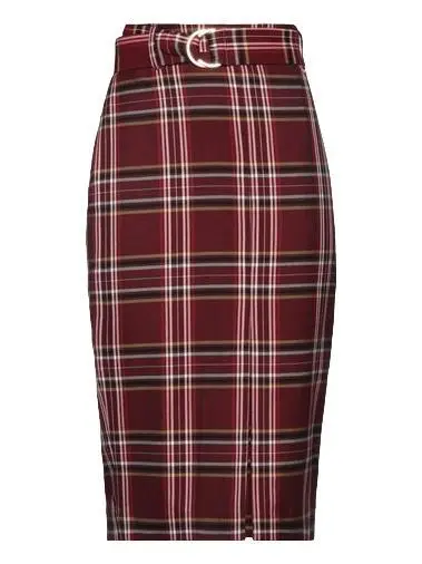 LIU •JO Midi Pencil Skirt - Red