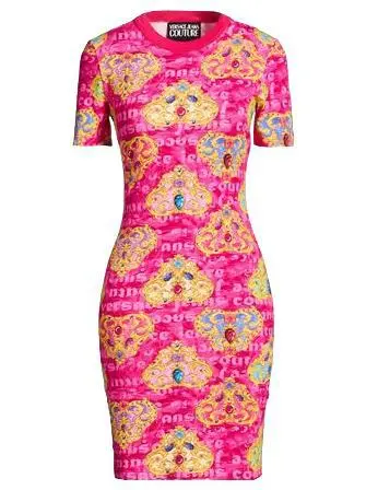 Versace Mini T-shirt Dress - Pink