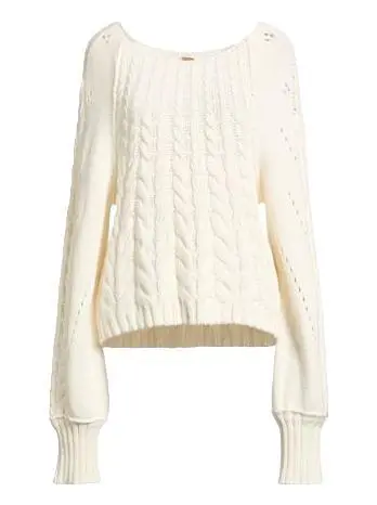 Free People Sweater In Ivory - White