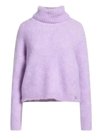 Herno Turtleneck Knit Top - Purple