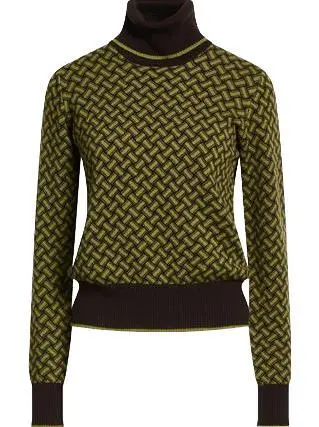 DRUMOHR Cashmere Turtleneck - Green