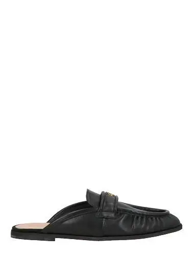 Pinko Leather Mules - Black