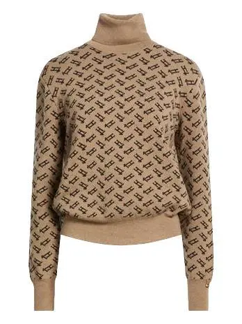 Herno Turtleneck Virgin Wool Knit - Beige