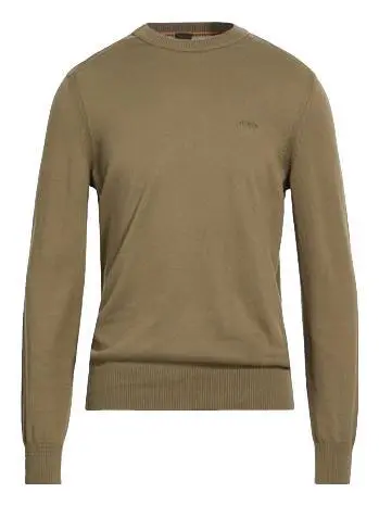 BOSS Knitted Crewneck Sweater - Green