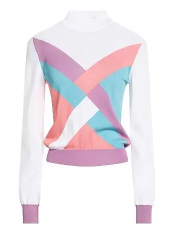 Moschino Turtleneck Geometric-print Top - White