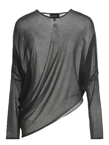 Emporio Armani Metallic Fiber Top - Black