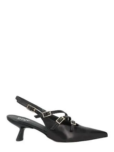 OVYE Leather Slingback Pumps - Black