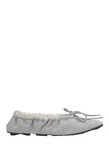 Medea Ballet Flats With Bow Detailing - Grey