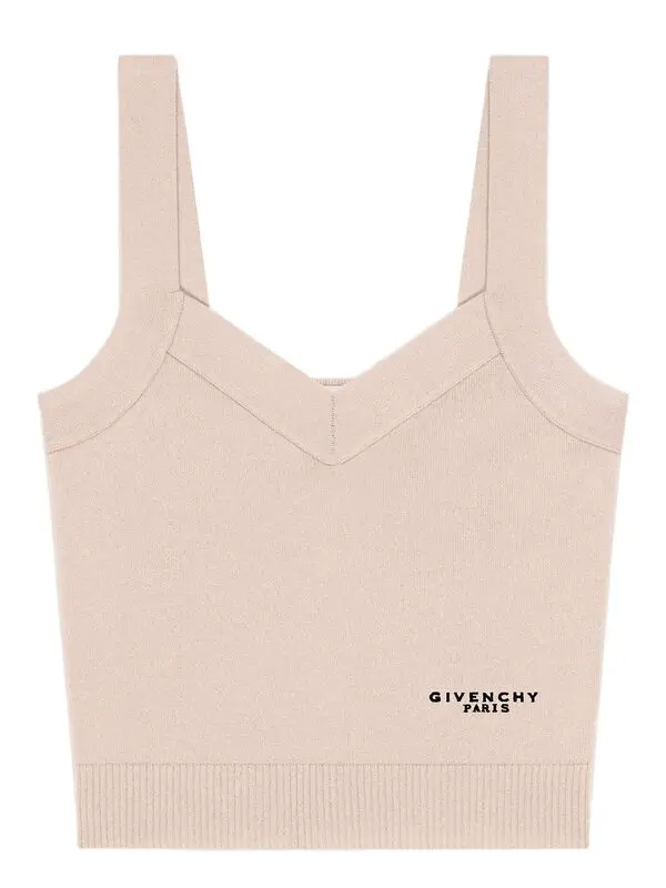 Givenchy Wool And Cashmere Tank Top - Powder