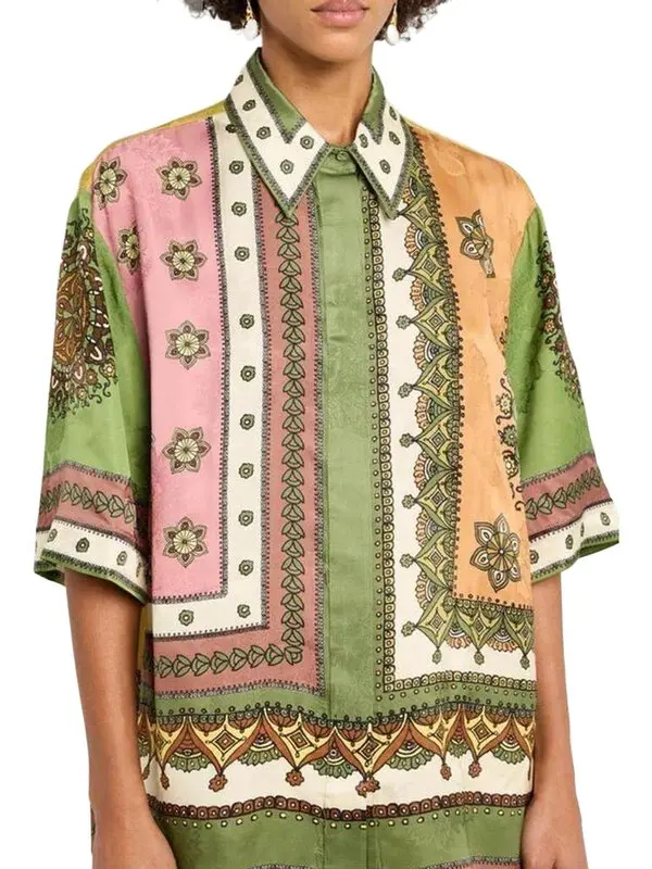 ALEMAIS Floral-print Viscose Shirt - Multi