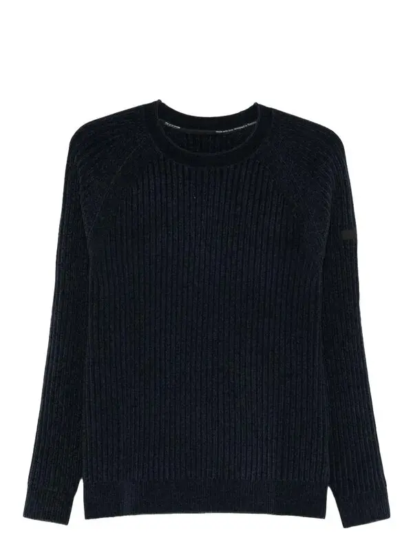 RRD Ribbed Crew Neck Sweater - Black